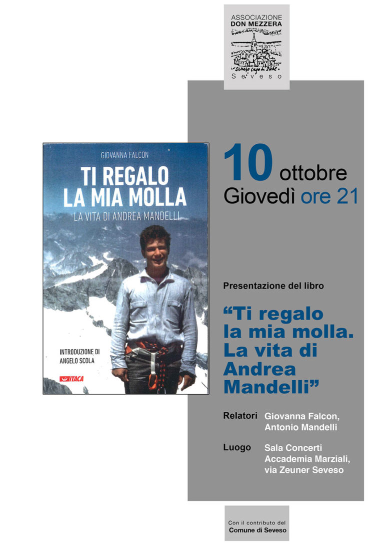 "Ti regalo la mia molla": presentazione del libro di Andrea Mandelli a ...
